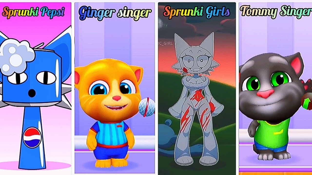 Sprunki Girls Sprunki Pepsi Sigma Boy Vs Tom Ginger 🔥| Who is best? 🤣👌 ...