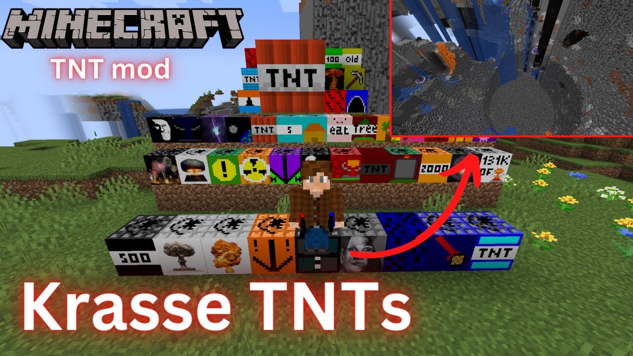 Krasse TNT mod für Minecraft / Mega TNT mod / Minecraft - YouTube