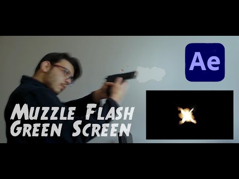 Silah Efekti - After Effects - muzzle flash green screen