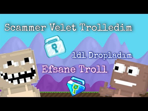Scammer Velet Çocuk Trolledim | Growtopia (Efsane Troll!!)