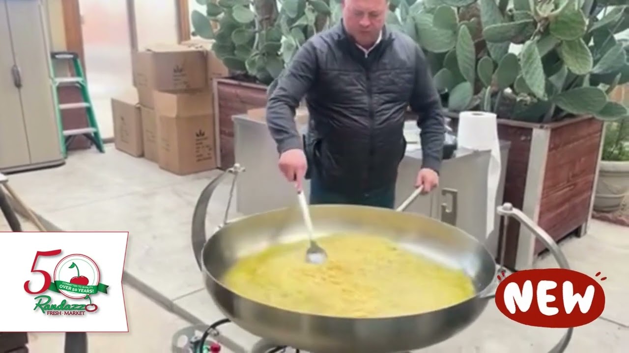 Giant Pasta Frying Pan - YouTube