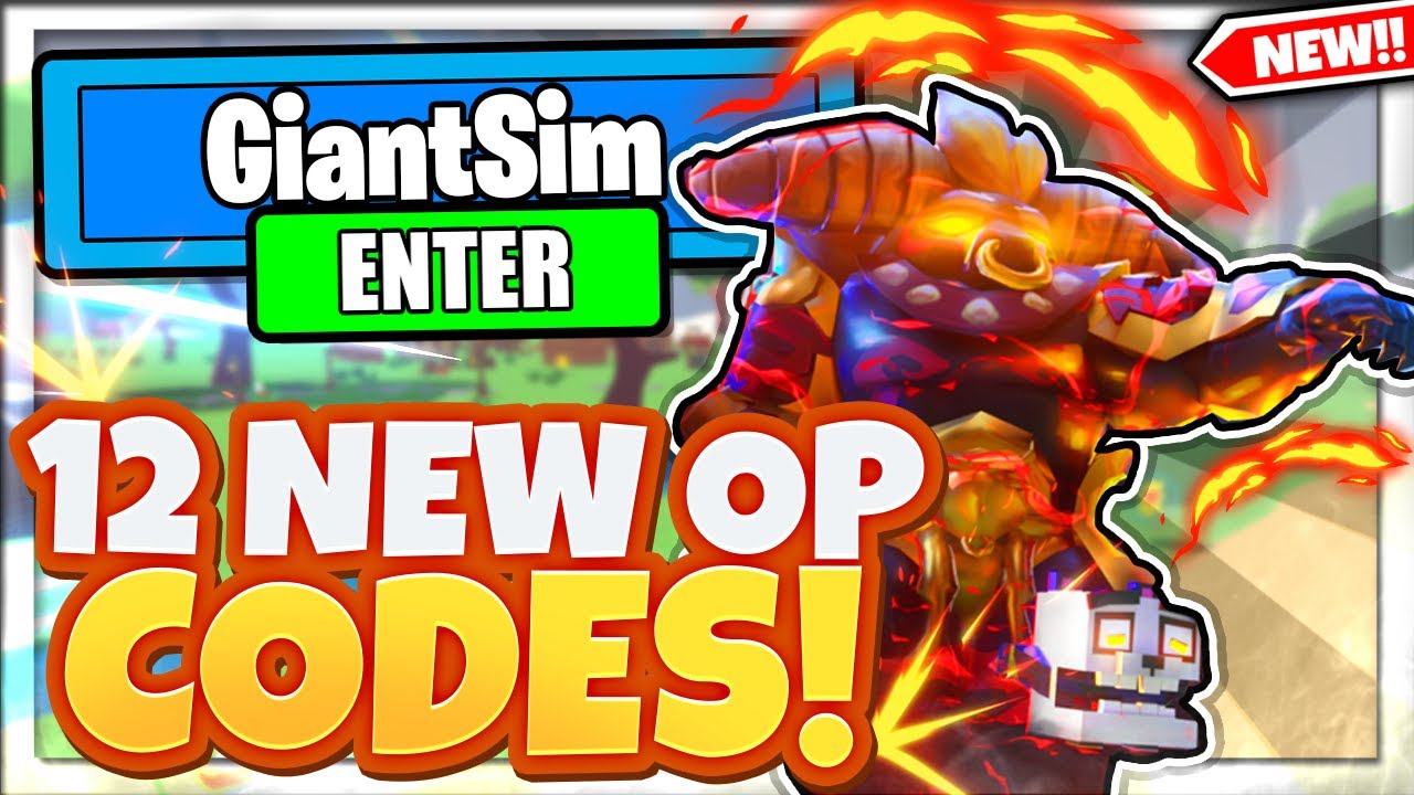 ALL *10* NEW SECRET OP CODES! Giant Simulator Roblox - YouTube