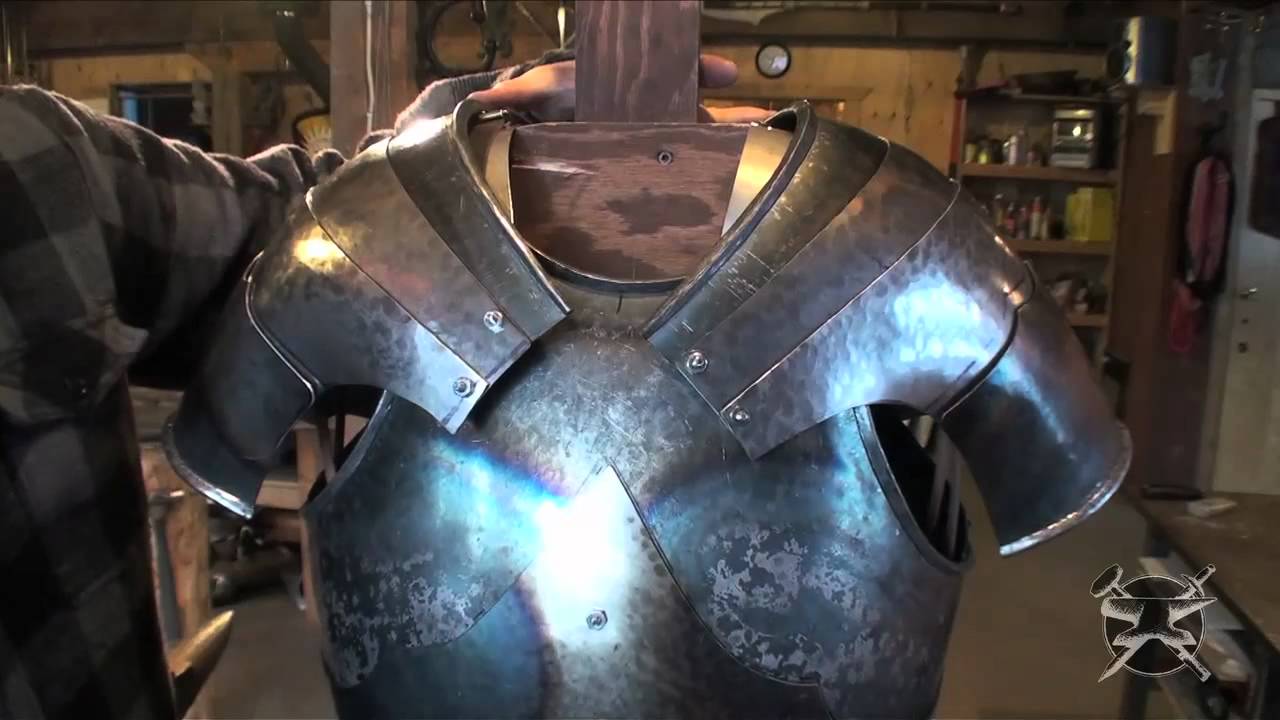 Fabrication d'armure médiévale Making of medieval armor #17 - YouTube
