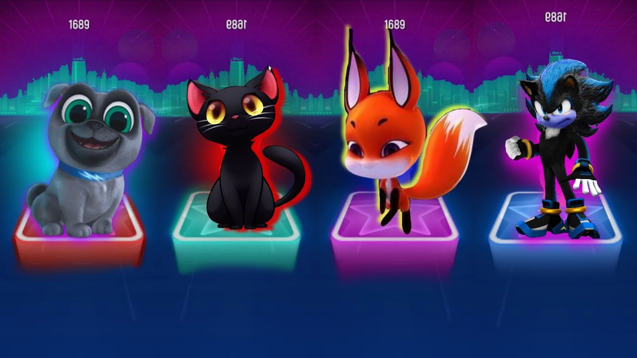 Dog - Cat - Fox - Sonic - Tiles Hop EDM Rush - YouTube