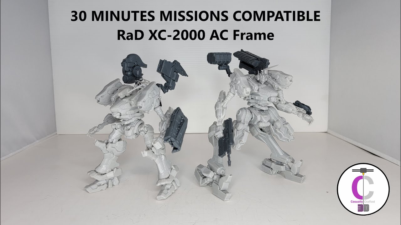 Armored Core VI Model Kit: 30MM Compatible XC-2000 AC Frame - YouTube