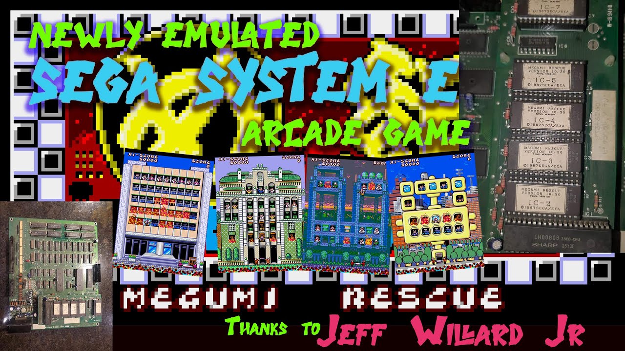 Very RARE Sega Arcade Game "Megumi Rescue" Now Emulated in MAME - YouTube
