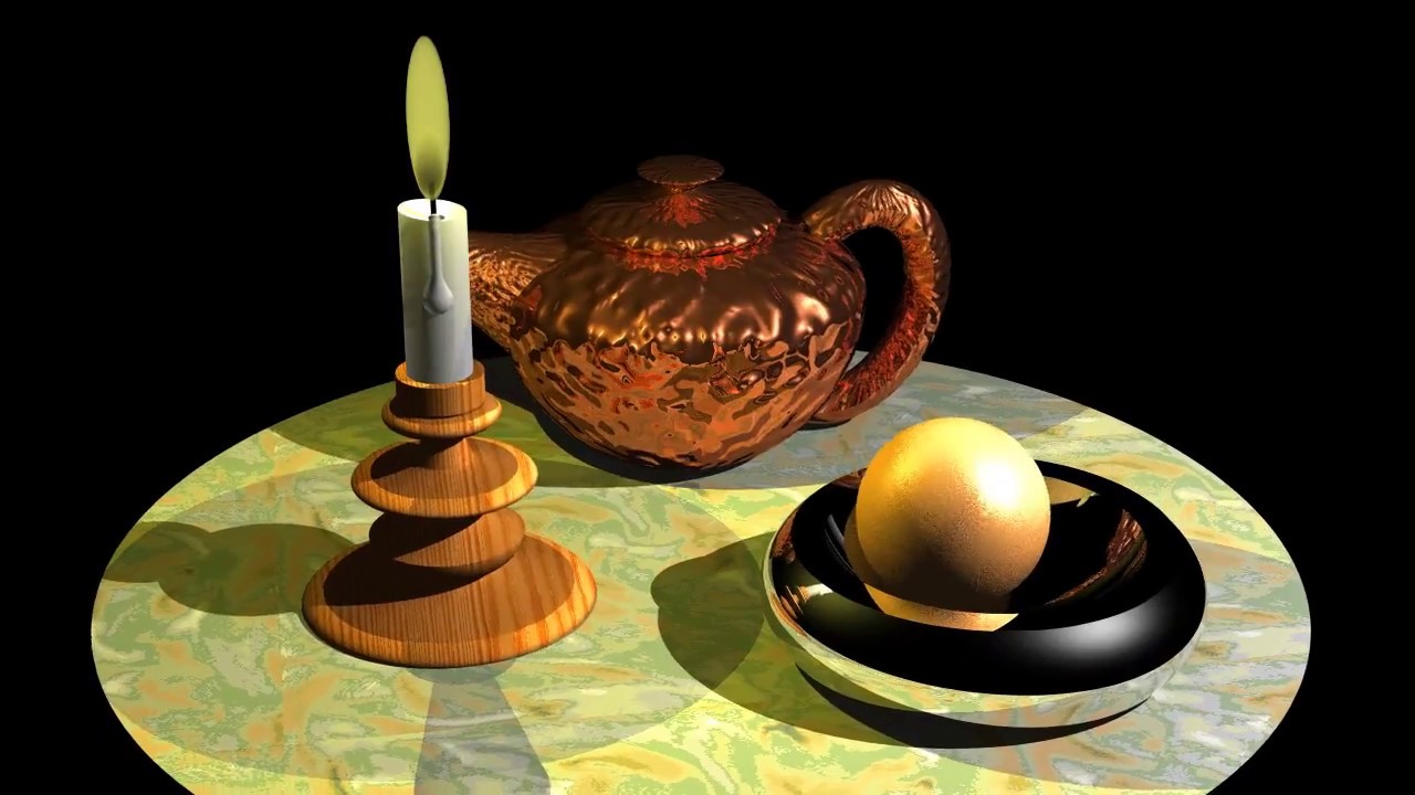 Teapot original Real 3D 1.4 example for Amiga. - YouTube
