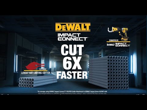 THE TOUGH LAB: DEWALT® IMPACT CONNECT™ PVC/PEX Pipe Cutter Attachment ...