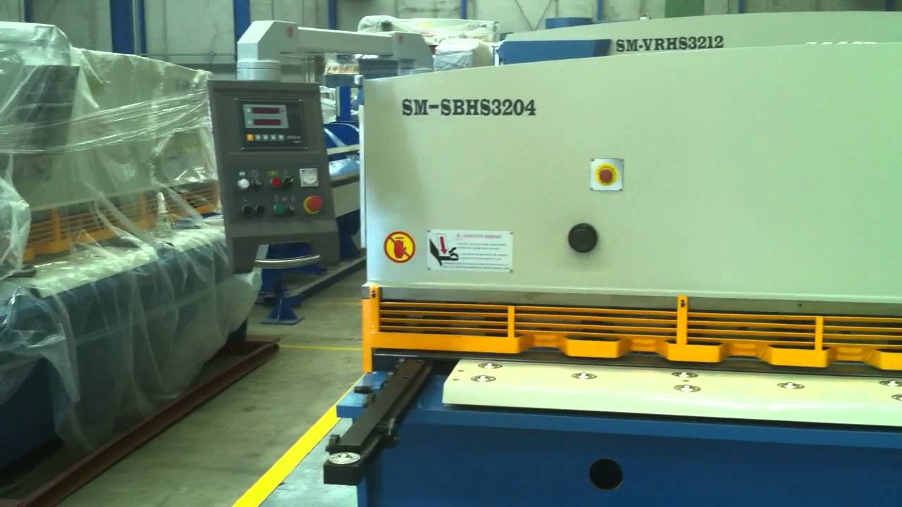 Steelmaster Hydraulic Guillotine Model: SM-SBHS3204, 3200mm x 4mm ...