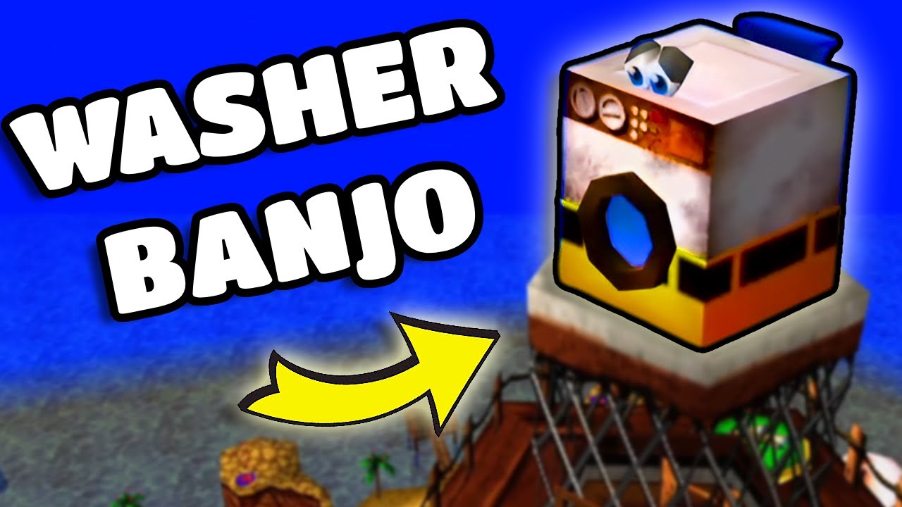 Can You Beat Banjo Kazooie As A Washing Machine? - YouTube