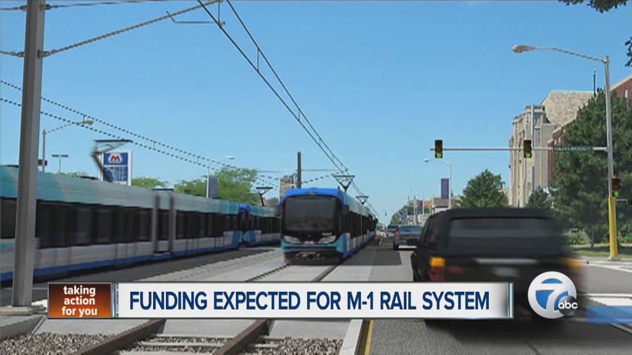 Funding expecting for M-1 rail system - YouTube