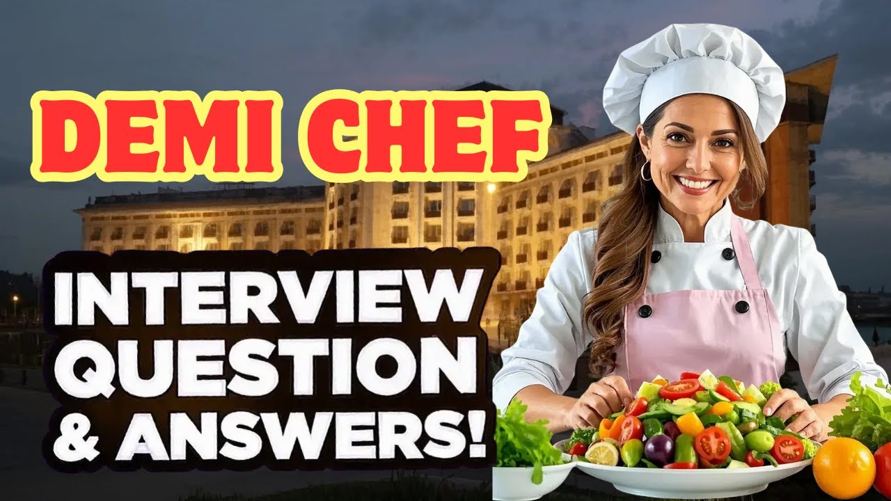 Demi Chef Interview Questions & Expert Answers! - YouTube