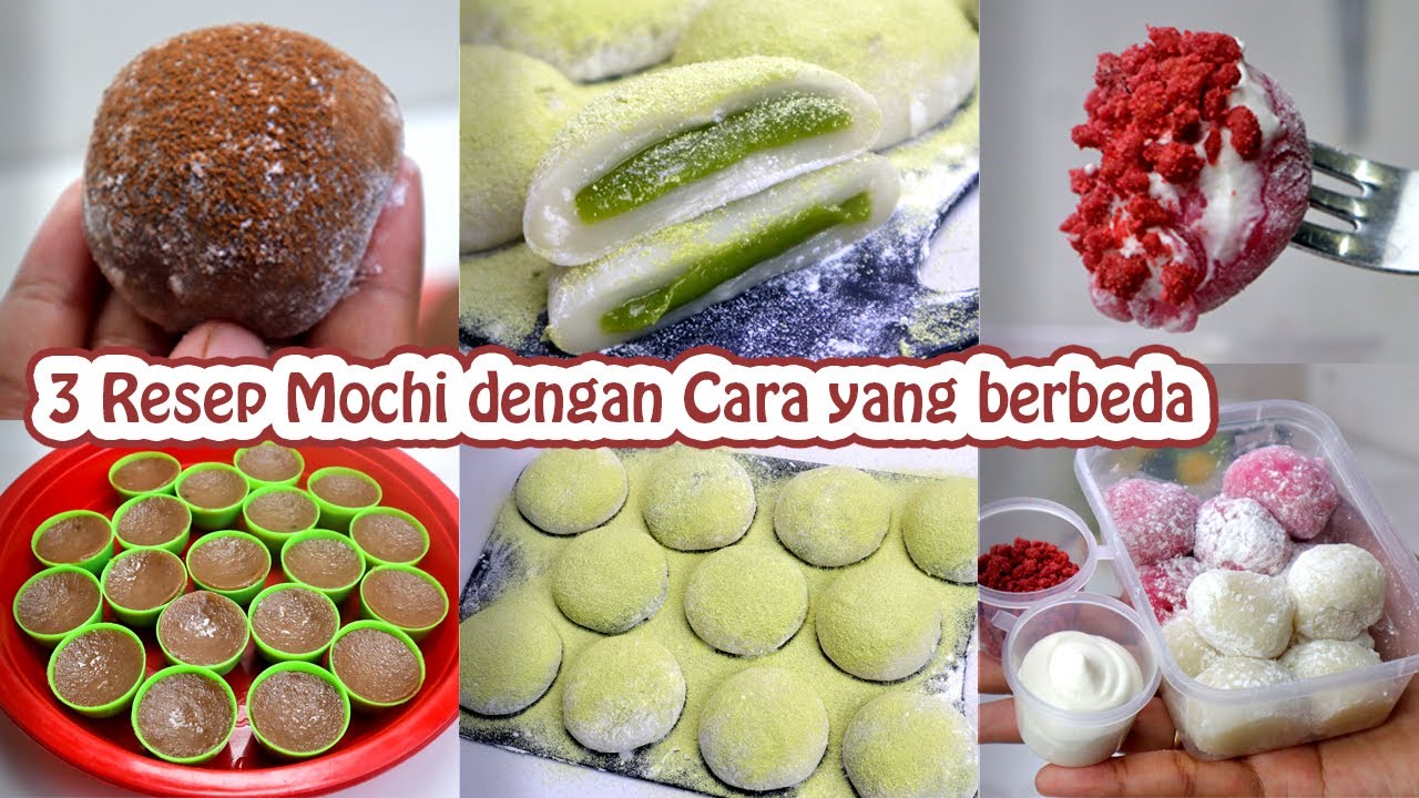 3 RESEP MOCHI DENGAN CARA YANG BERBEDA , RESEPNYA SIMPLE BUAT MOCHI ...
