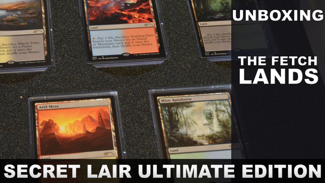 Zu Teuer und zu Selten? | Unboxing: The Enemy Fetch Lands | Secret Lair ...