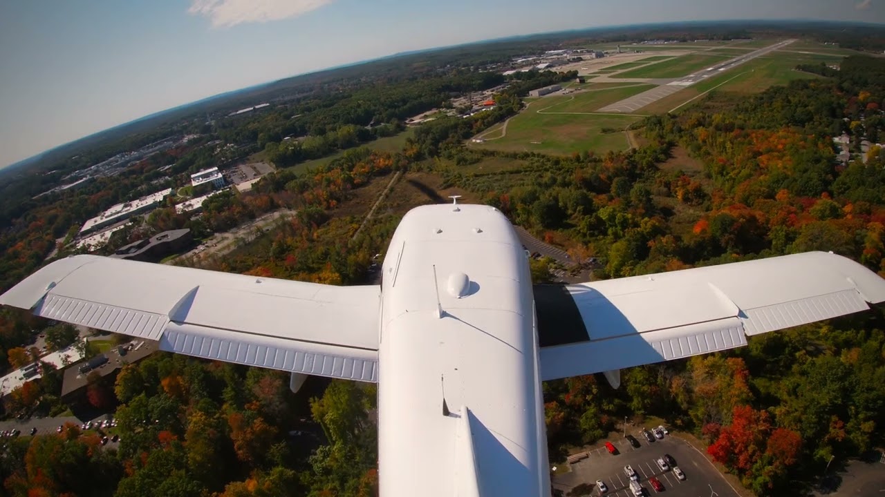 Approach and Landing at KBED - YouTube