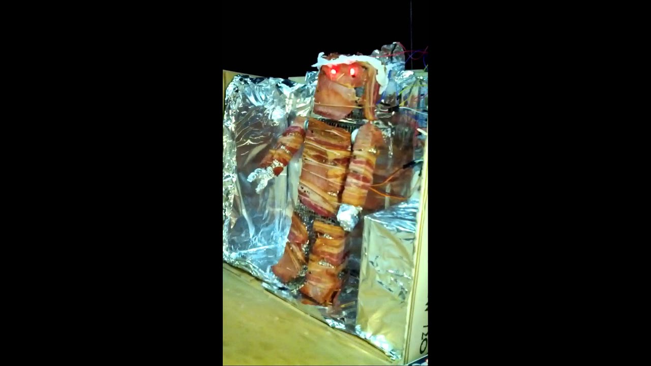Bacon Robot - YouTube