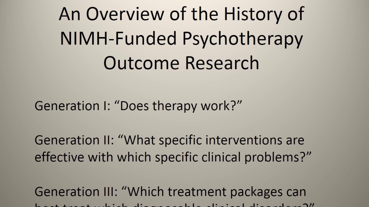 Marvin Goldfried SSCP Virtual Clinical Lunch: Can Psychotherapy ...