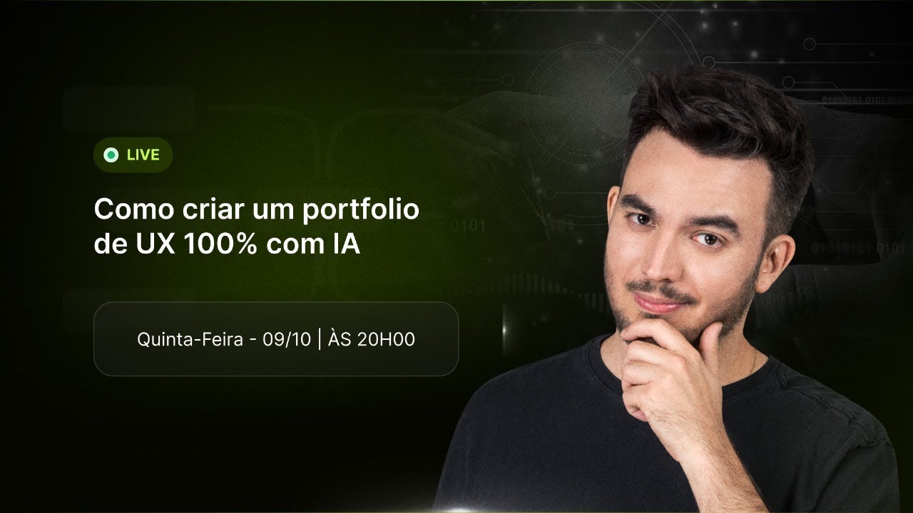 Como criar um portfolio de UX 100% com IA - YouTube