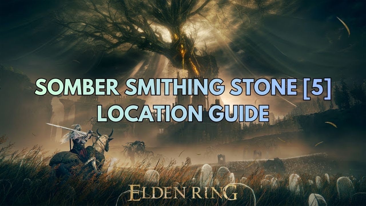 Where to Find Somber Smithing Stone [5] EARLY in Elden Ring (Caelid ...