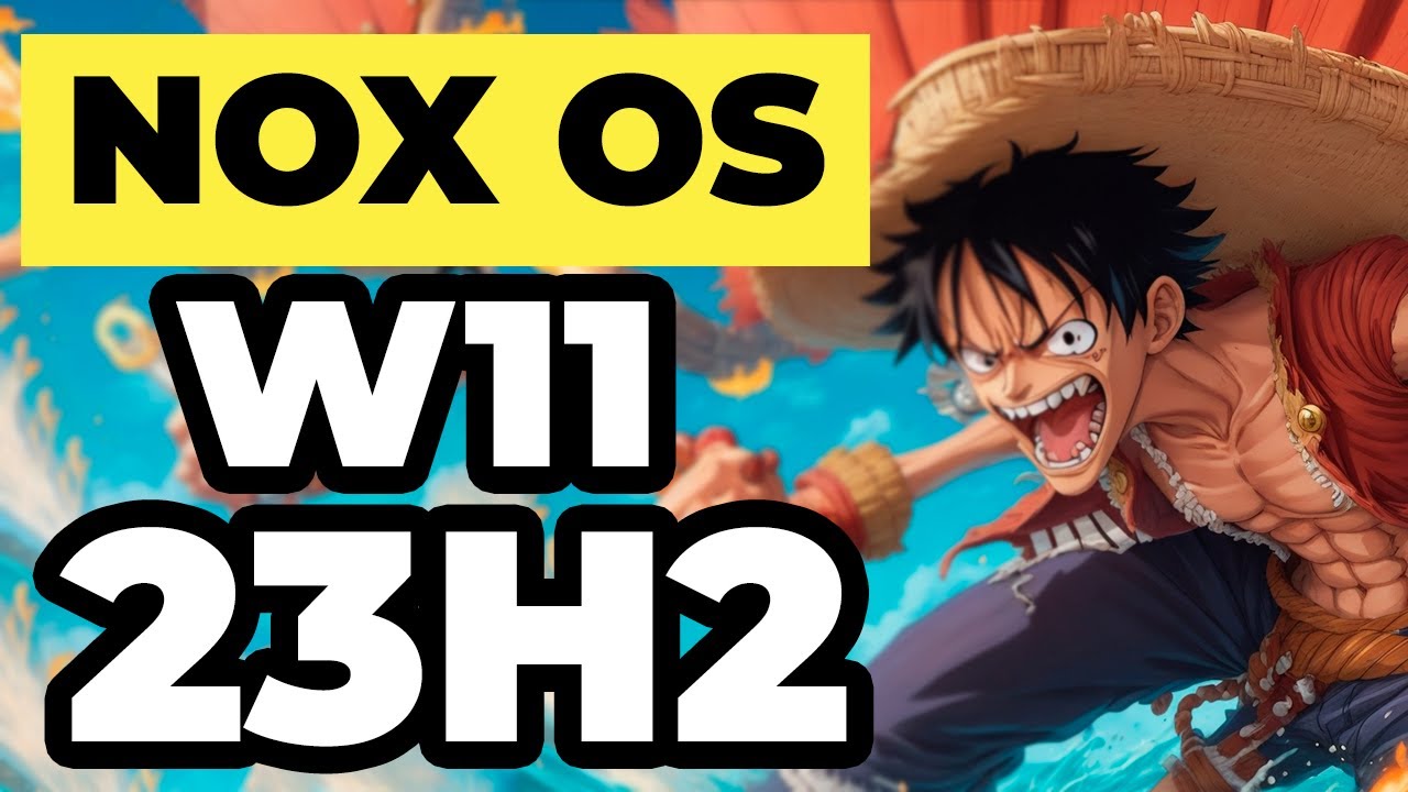 Cómo instalar WINDOWS 11 Lite 23h2 - NOX OS 11 PRO - YouTube