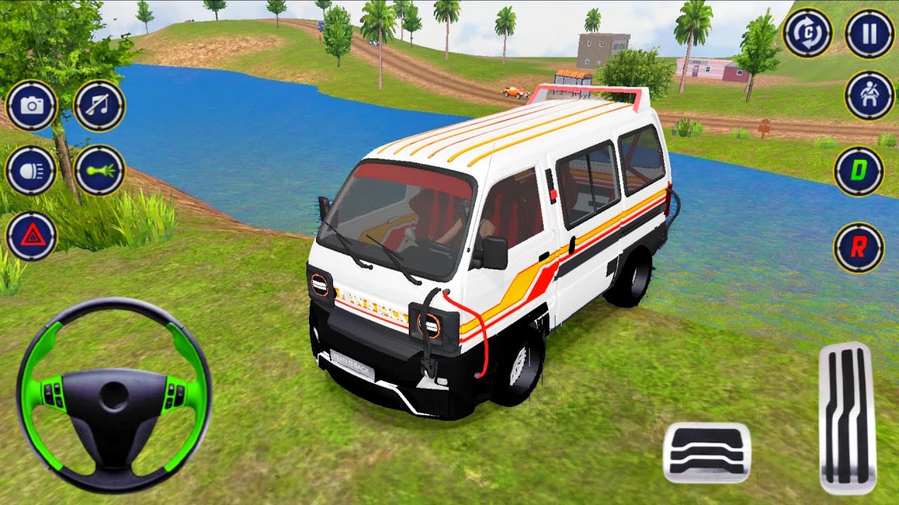Real Van Driving Simulator Games | Minibus Offroad Driving Video Game ...