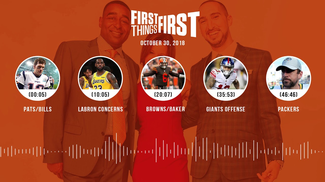 First Things First audio podcast(10.30.18)Cris Carter, Nick Wright ...