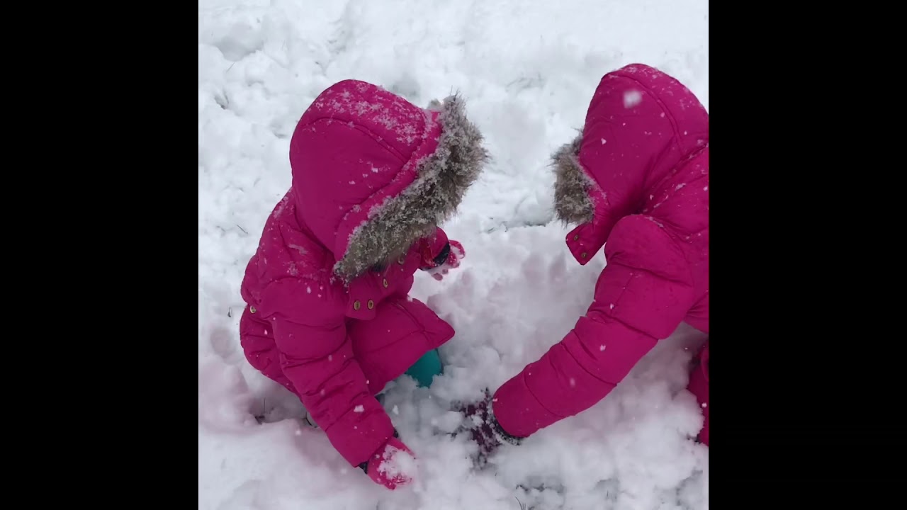 Playing in the snow - YouTube