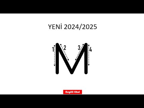 Yeni M Harfini Yazmayı 4 Adımda Öğren!