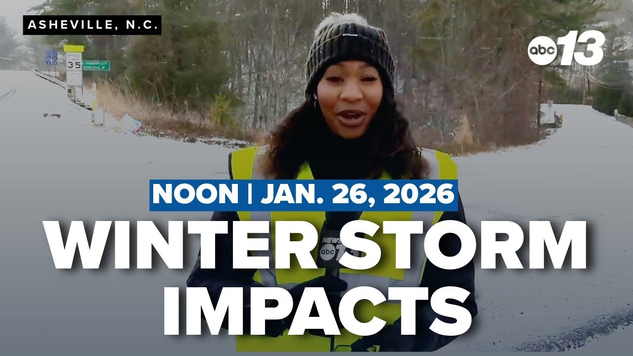 Winter storm impacts and a cold night ahead (Jan. 26 update on roads ...