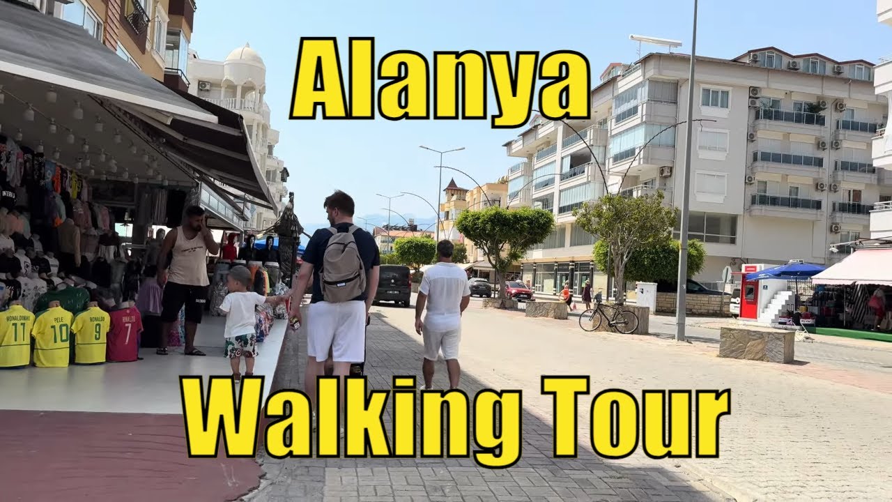 4K TURKEY 🇹🇷 ALANYA ANTALYA TURKEY | Walking Tour - YouTube