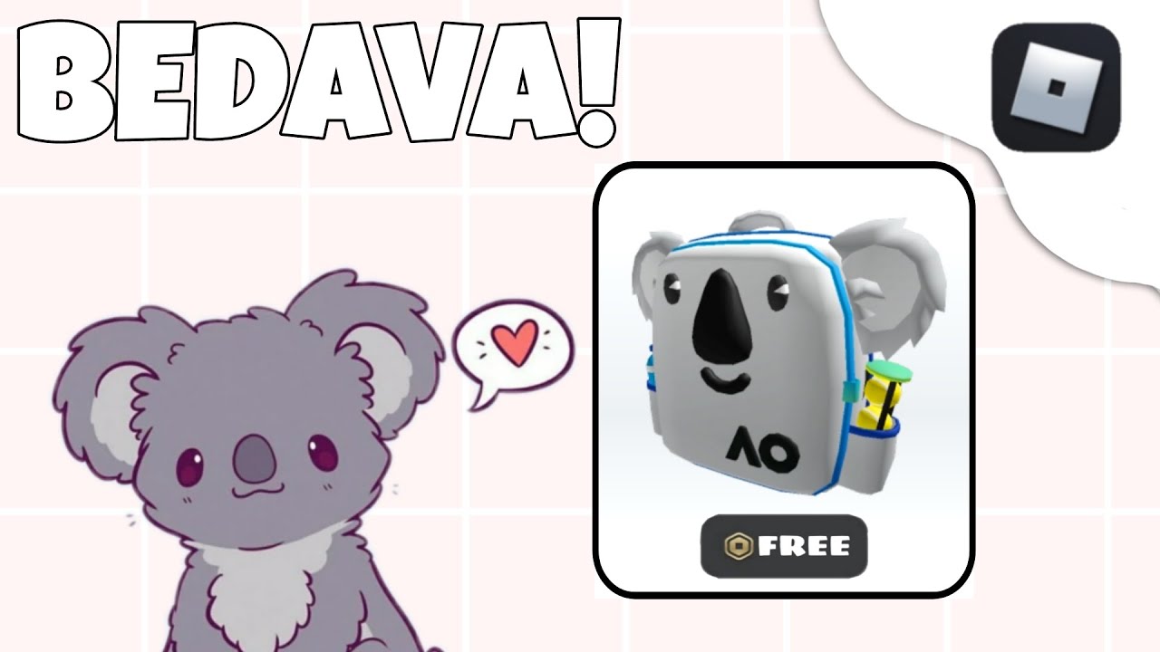Roblox Yeni Bedava Eşya! 🐨|| Koala Çanta - YouTube