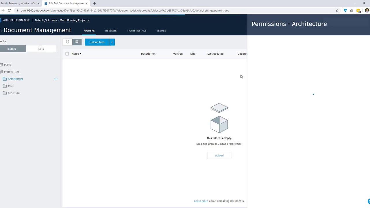 Creating BIM360 Docs Folders & Setting Permissions - YouTube