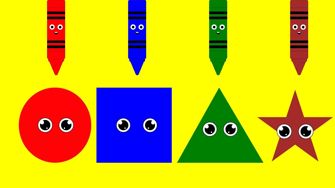 Shapes Dress Up & Learn Colors | Circle, Square, Triangle & Star | Red ...