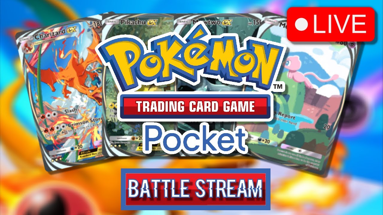 Pokemon TCG Pocket - Battle Stream Against Viewers - YouTube