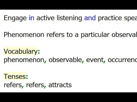 Phenomenon refers to a particular observable event or occurrence that ...