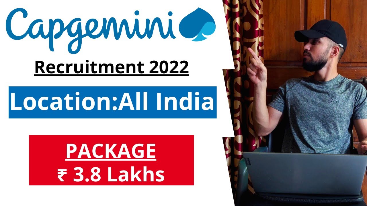 Capgemini Recruitment 2021 | Final year Eligible | package ₹3.8 Lakhs ...