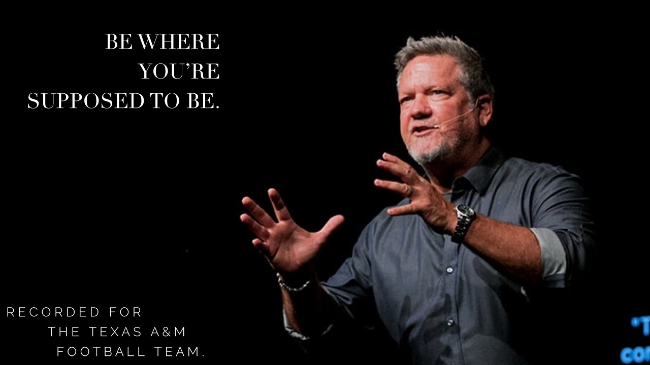 Be Where You're Supposed to Be-Pastor Scott Crenshaw - YouTube