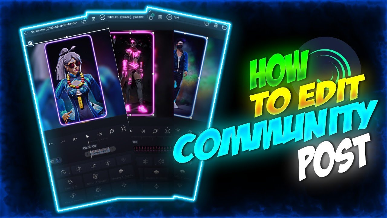 HOW TO EDIT MY COMMUNITY POST 😀 // MY COMMUNITY POST TUTORIAL IN ...