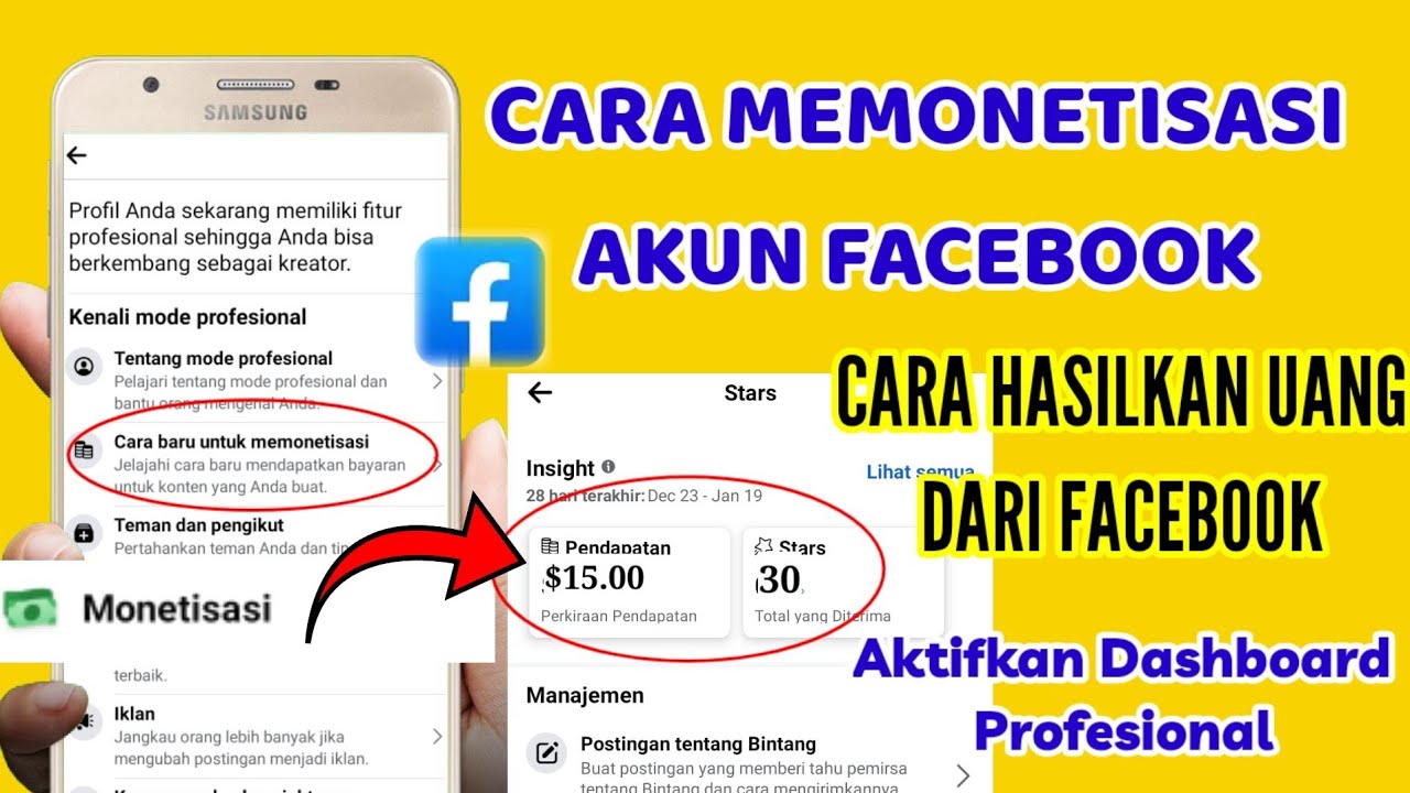 cara monetisasi facebook ! cara monetisasi reels facebook ! cara ...
