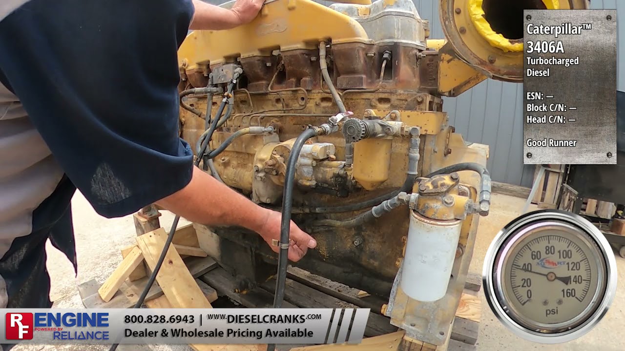 Caterpillar™ 3406A Good Runner (CT3406ACE1-2336882) - YouTube