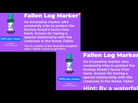 How To Get Fallen Log Marker | FTM FIND THE MARKERS - YouTube