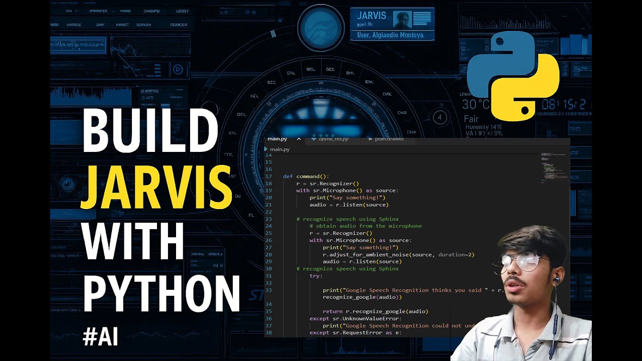 - How I Made Jarvis in Python AI Assistant from Scratch!(part-1) - YouTube