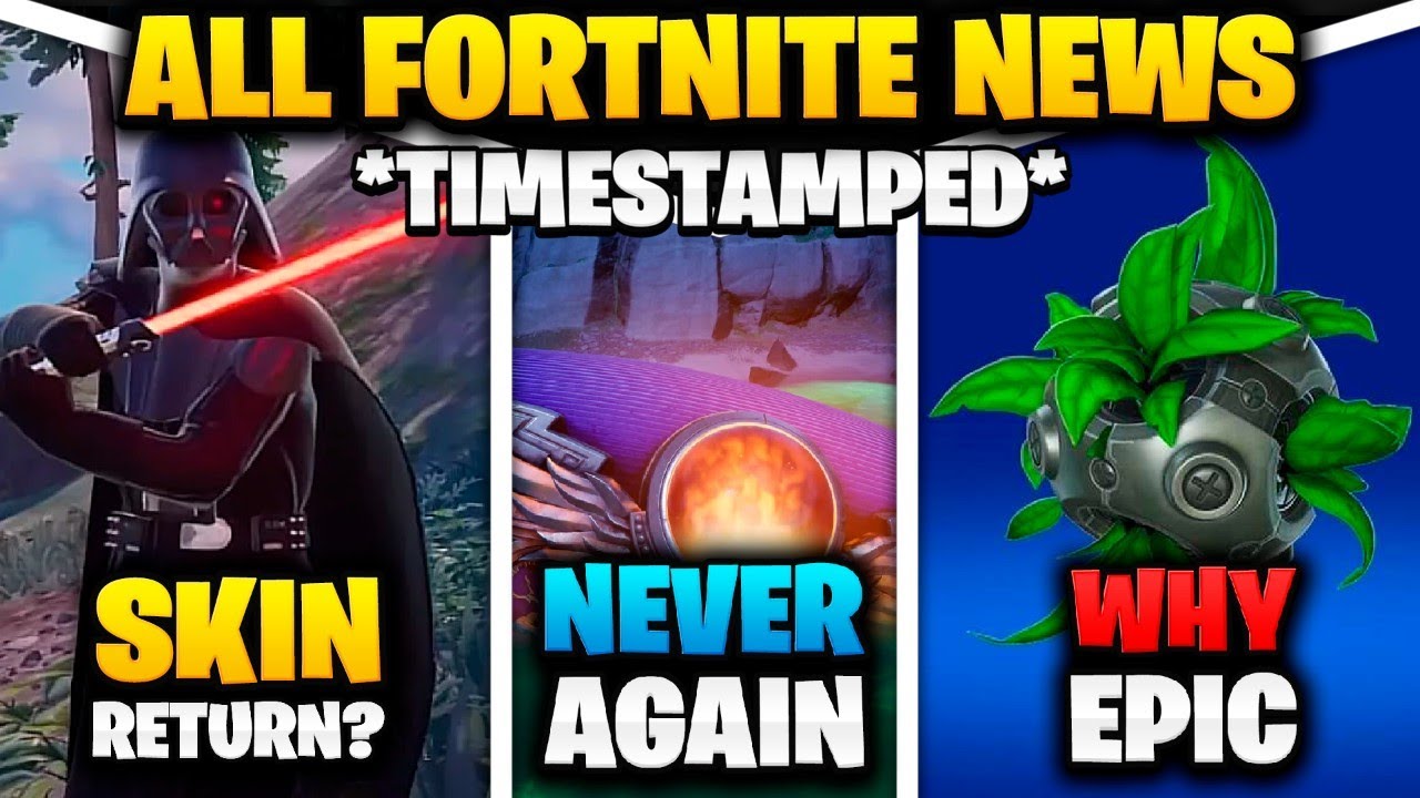 Complete Fortnite News Recap | Battle Pass Skins Returning - Mini Live ...