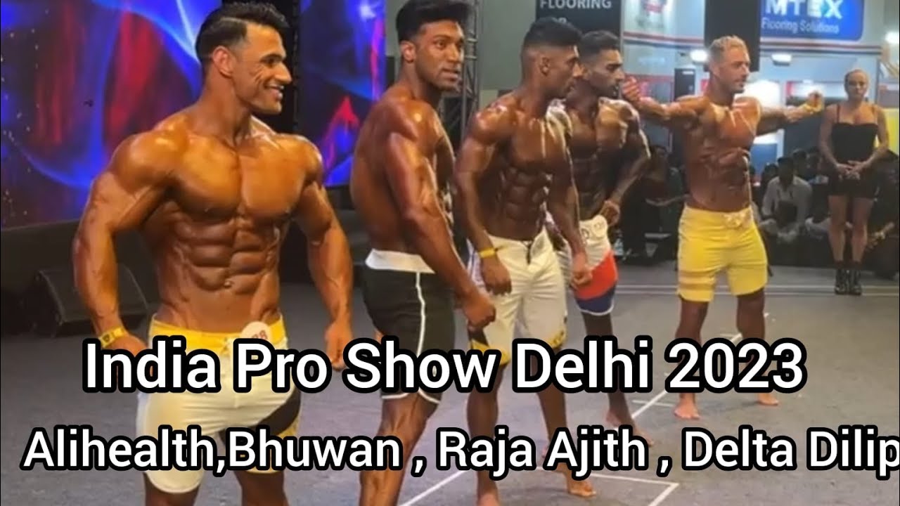 Sheruclassic 2023 India Pro Show Men's Physique Bhuwan Raja Ajith Delta ...