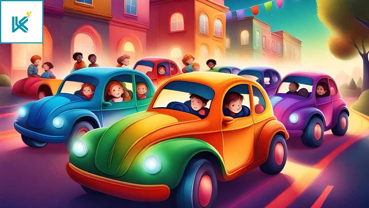 Colorful Car Adventure: Learn Colors with Racing Cars | Educational Fun ...