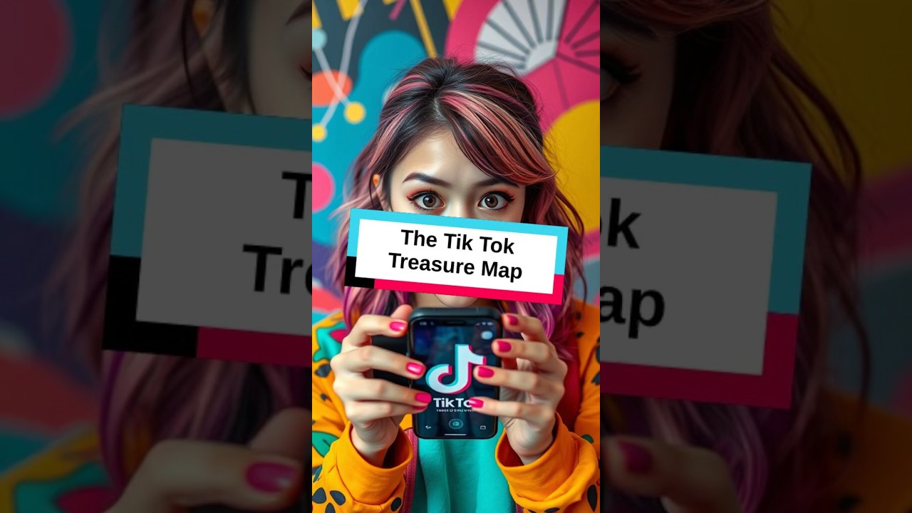 The Tik Tok Treasure Map #money #shorts