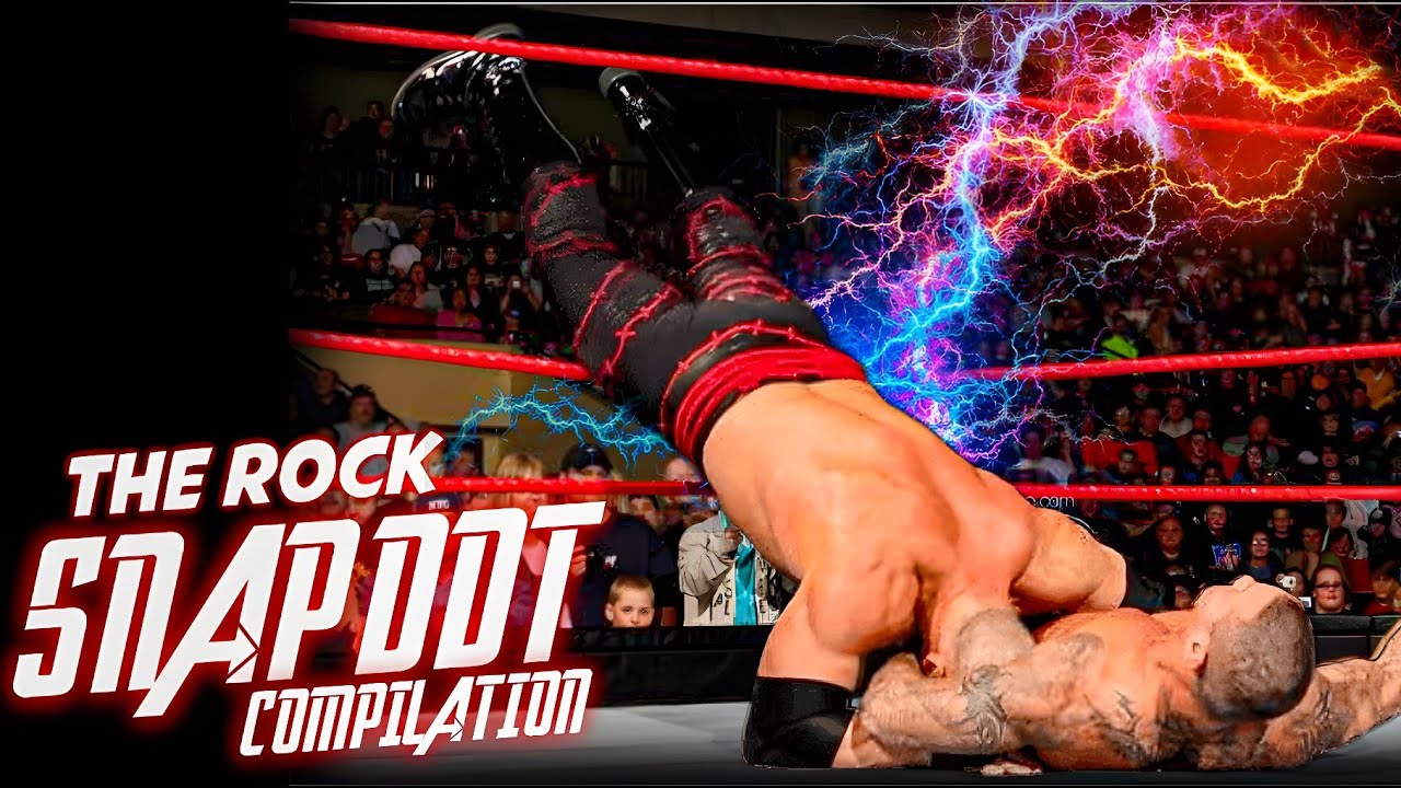 THE ROCK SNAP DDT 2001_2004 COMPILATION OF WWE - YouTube