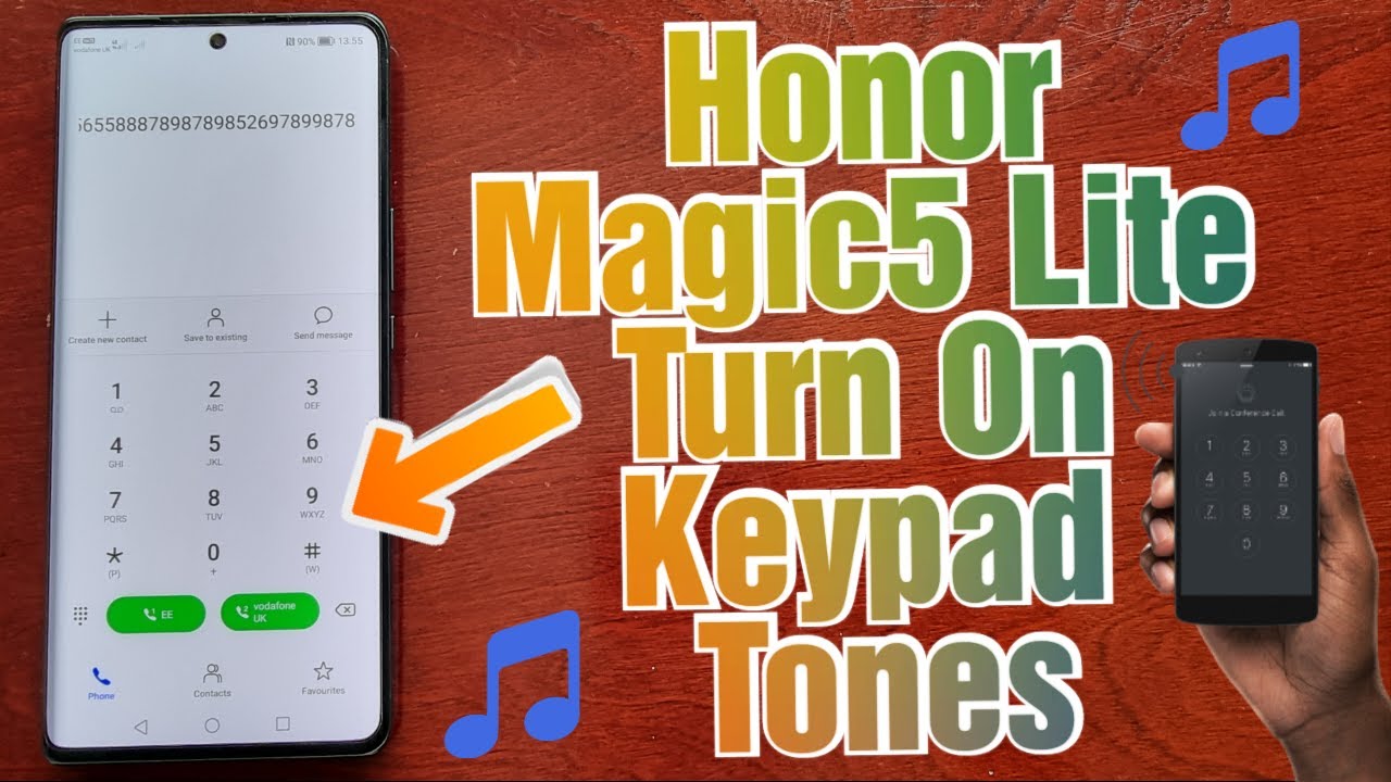 Honor Magic 5 Lite How to Turn On Keypad/Dialler Tones Hear Sound When ...