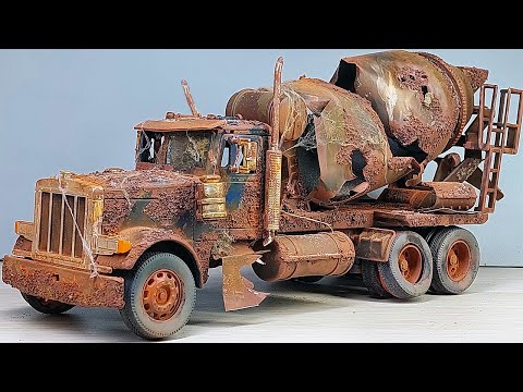 Restoration Mixer Truck Abandoned car | Rusty Cement Truck Restoration