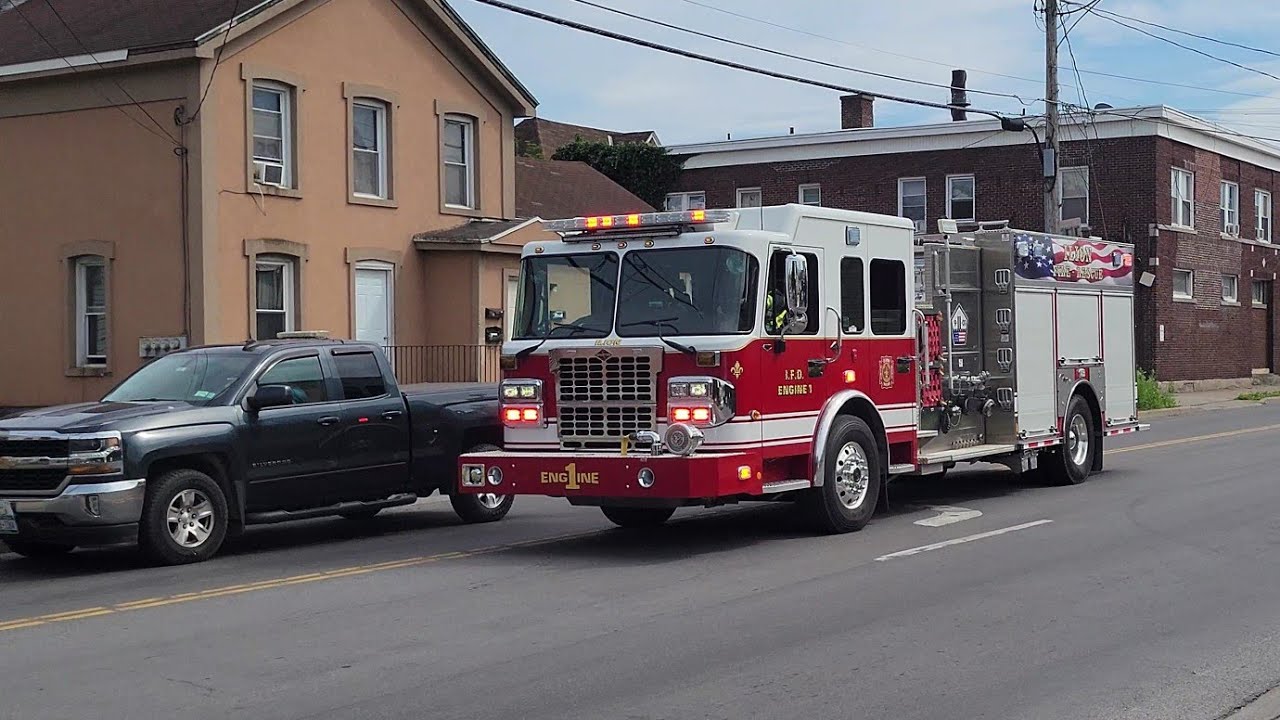 ilion engine 118 responding to a MVA 6-16-24 #firetruck #fire # ...